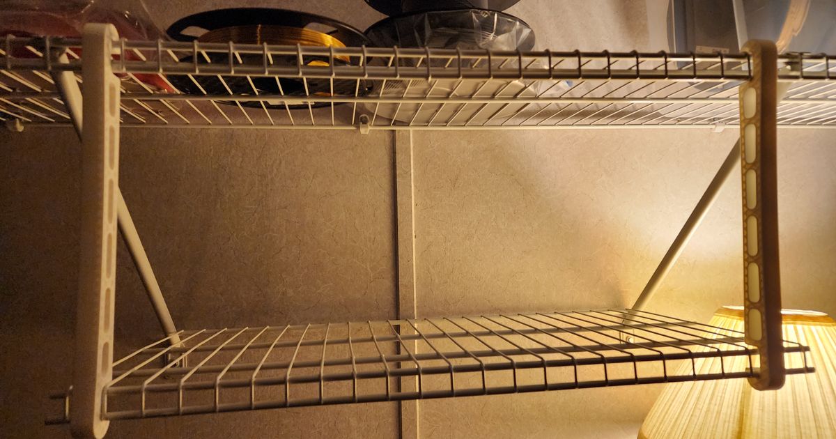 Wire Shelf Hanger by Aubiecat | Download free STL model | Printables.com