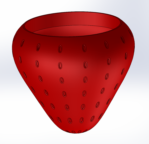 Strawberry Succulent Planter by 5hiftyy | Download free STL model ...