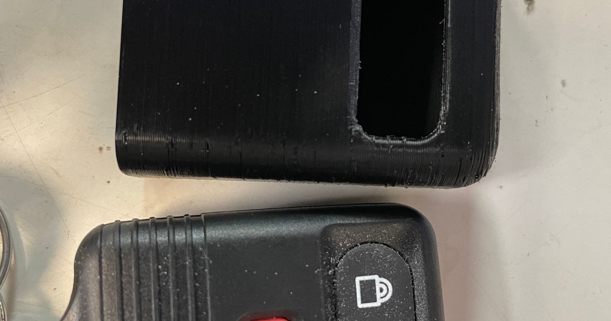 Ford 3 button key fob cover. by FrankW | Download free STL model ...