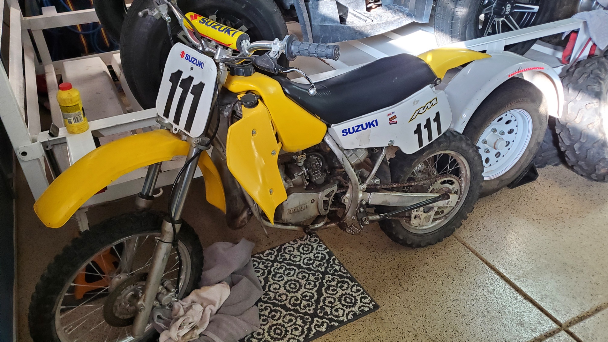 1994 Suzuki RM80 chain slide, buffer by ZR | Download free STL model ...