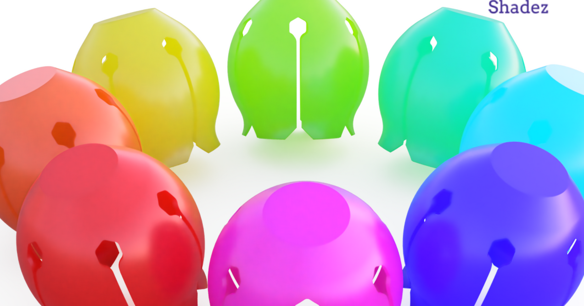 Shadez-Colorful LED light filters by RB3D | Download free STL model ...