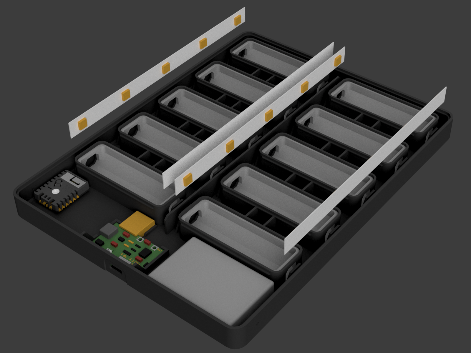 Home Assistant Status Panel (WLED) by Volan | Download free STL model ...