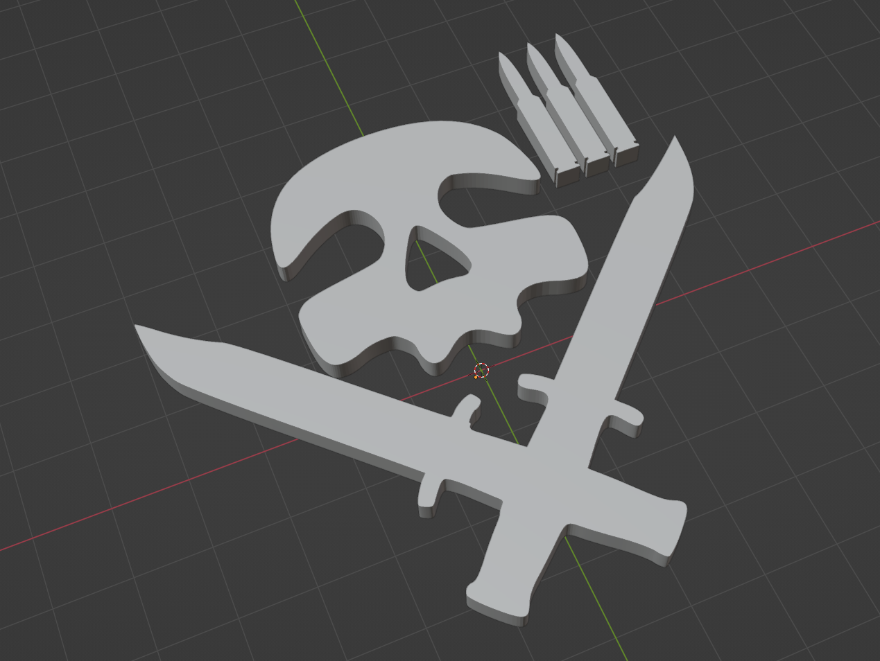 Marauders Videogame Logo Badge by Scout339 | Download free STL model ...