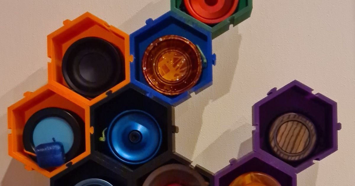 Yoyo Hex Storage Cell by LucidityCrash | Download free STL model ...