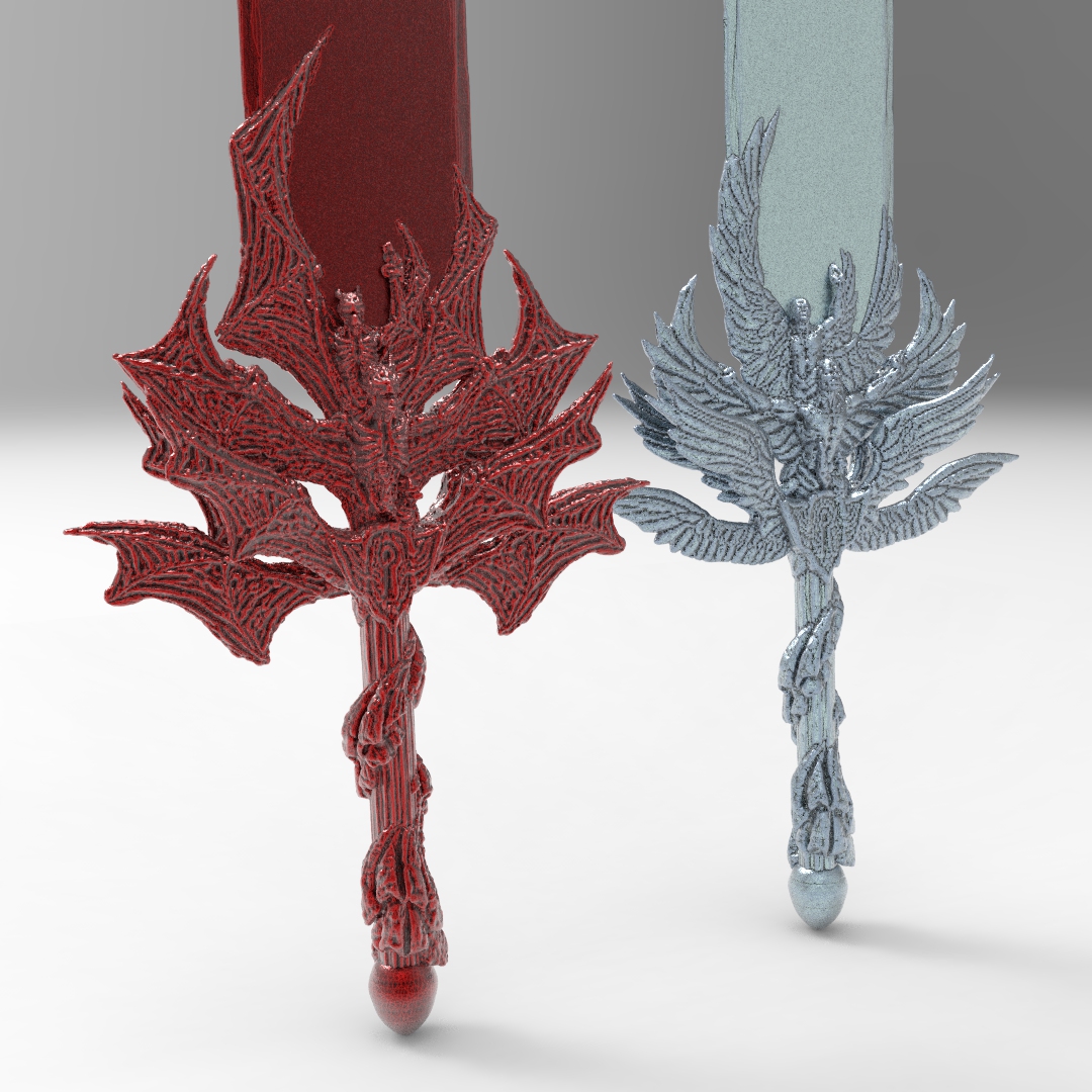 Eternity greatsword | Guild Wars 2 by A86 | Download free STL model ...