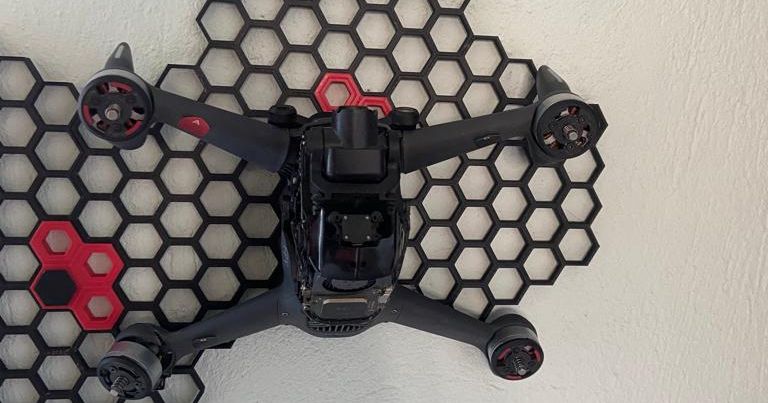 HSW DJI FPV Drone mount by Fran qq | Download free STL model ...