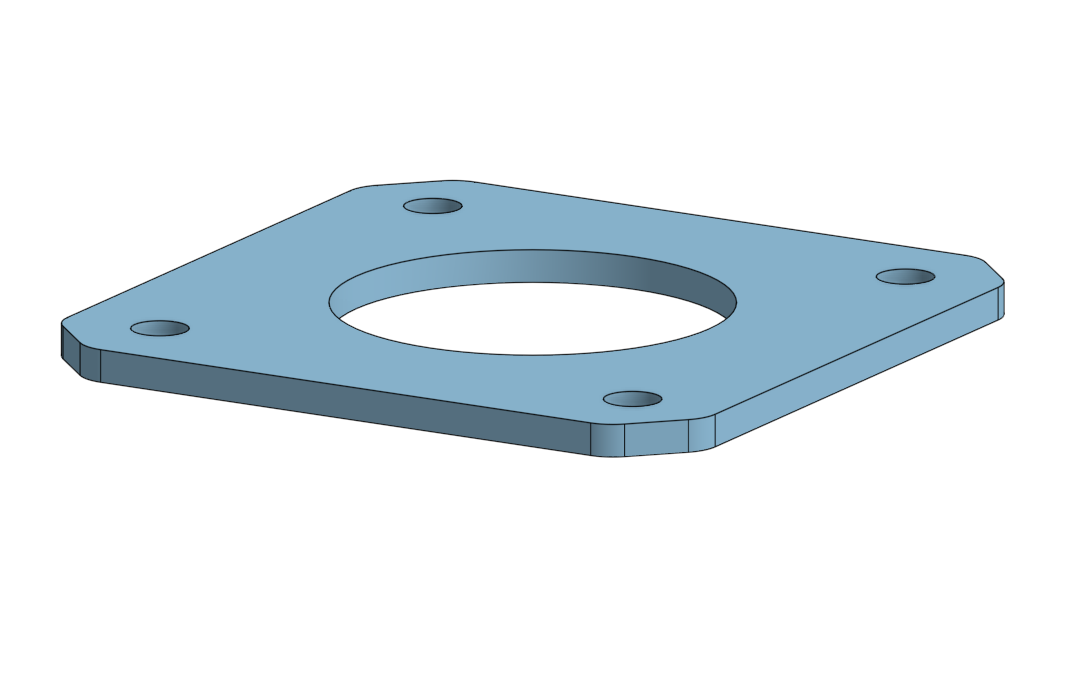 Nema 17 Stepper Motor Spacer - 1.9mm - With Step File by KB | Download ...