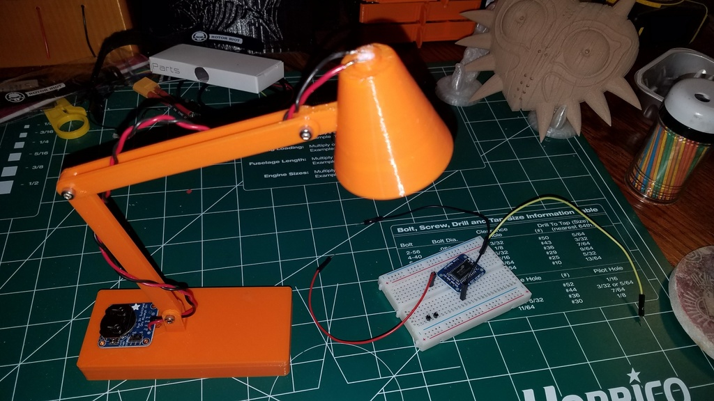 My LED mini articulated lamp by OddDavis | Download free STL model ...