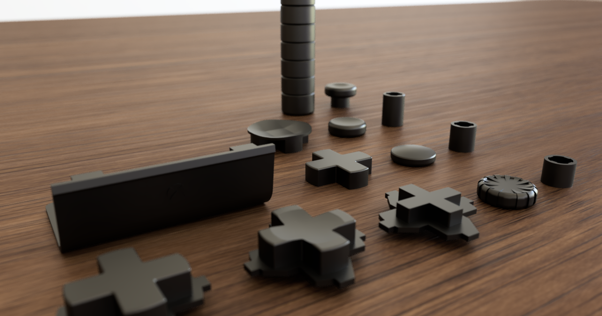 Xbox one controller D-pad and Analog stick by Pipboy57 | Download free ...