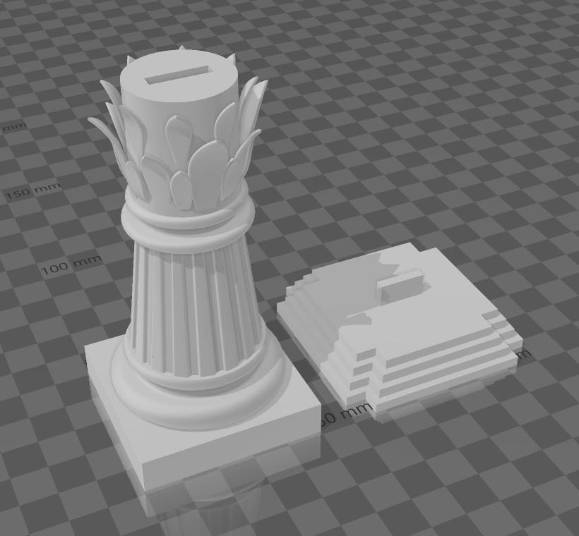Corinthian Bust Stand by Wolvie | Download free STL model | Printables.com