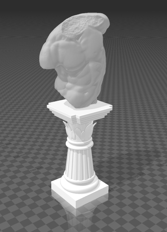 Romanelli The Gaddi Torso Bust by Wolvie | Download free STL model ...