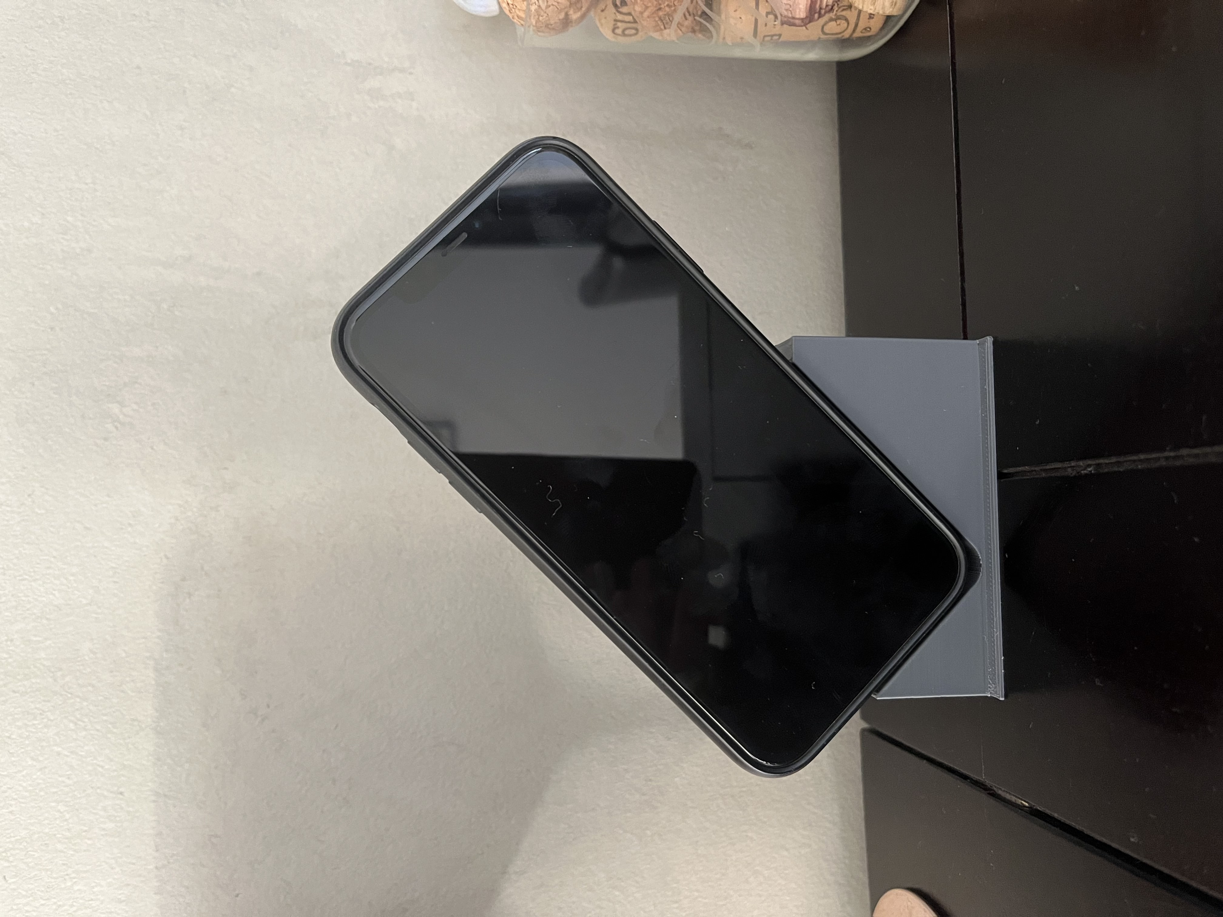 Slanted phone holder by rellik | Download free STL model | Printables.com