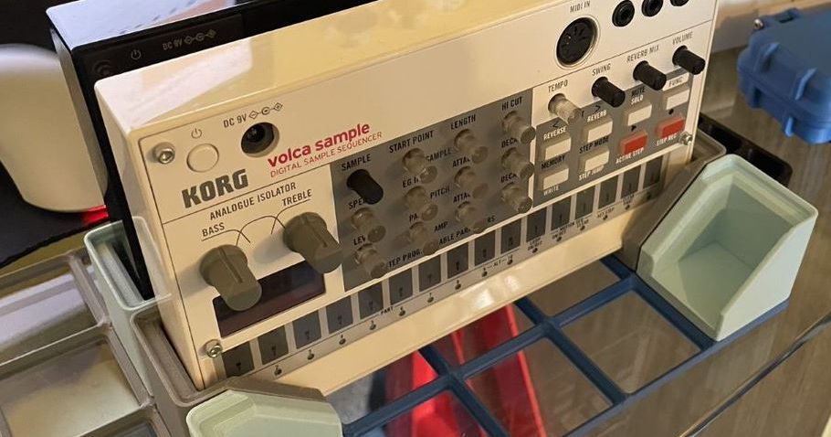 Gridfinity Korg Volca Holder by Jake | Download free STL model ...