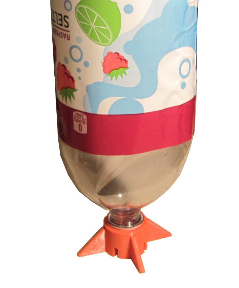 Bottle stand for plant watering by docRoot | Download free STL model ...