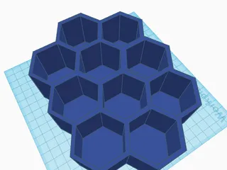 honey comb storage unit by Caleb Jones | Download free STL model ...