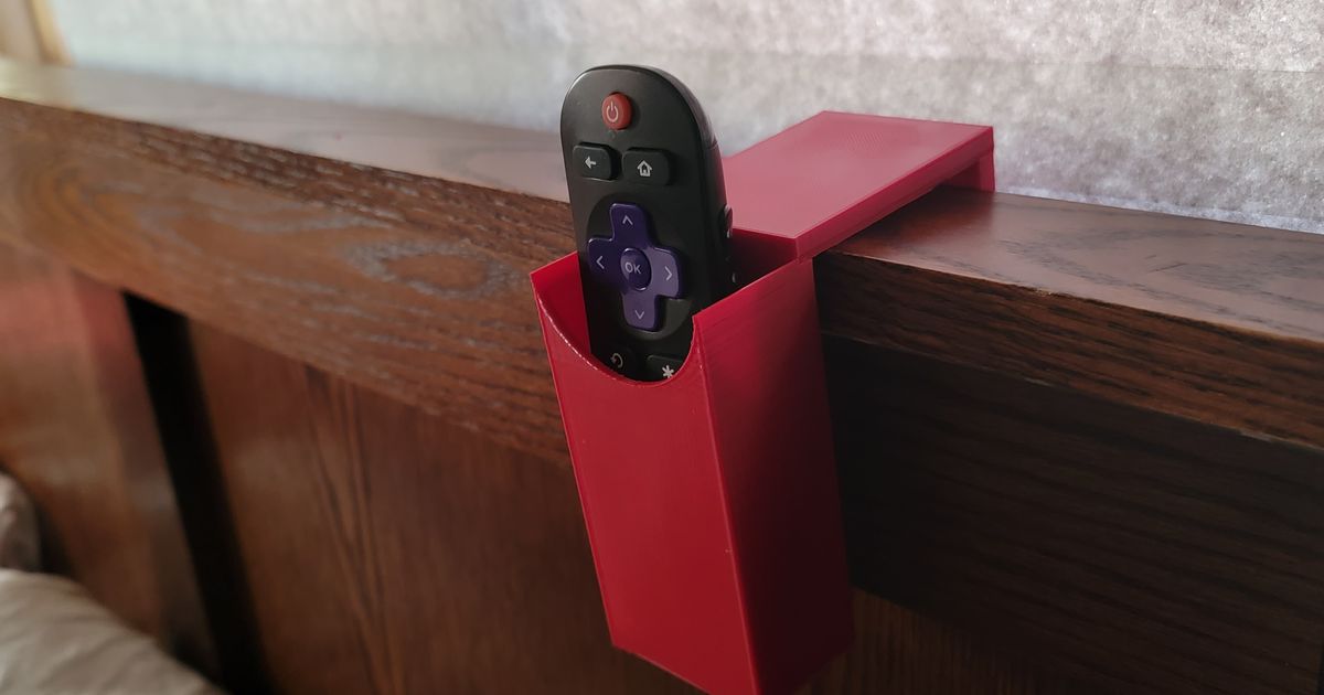 Remote Bed Holder by Tiki | Download free STL model | Printables.com
