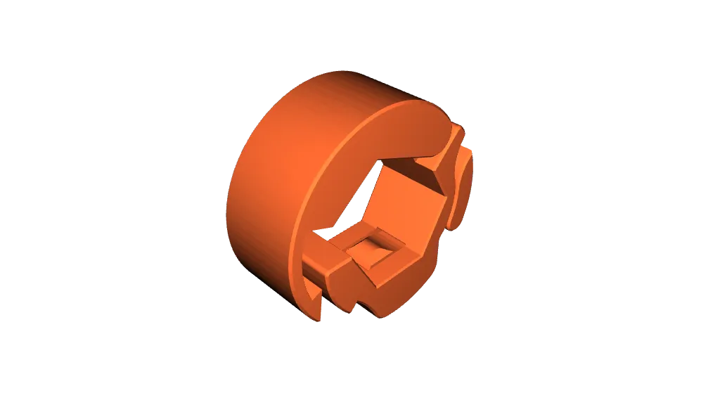 FRC Print in Place Locking 0.5in Hex Shaft by Eric F | Download free ...