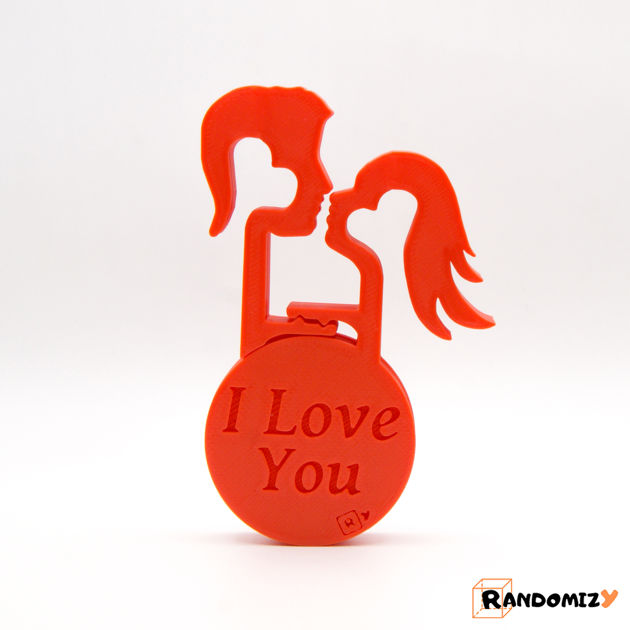 Valentine's Spinning Lock by Randomizy | Download free STL model ...
