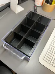 Divider Box for Small Parts With Hinged Lid by Decal Delight By Mia ...