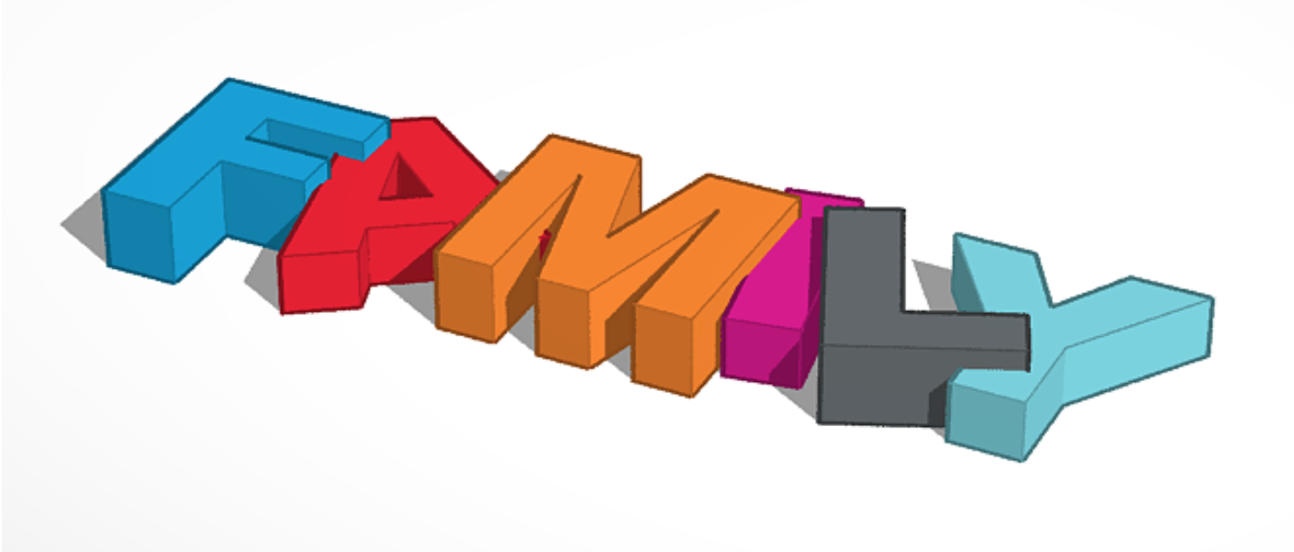 Family Sign by Dmitrys | Download free STL model | Printables.com