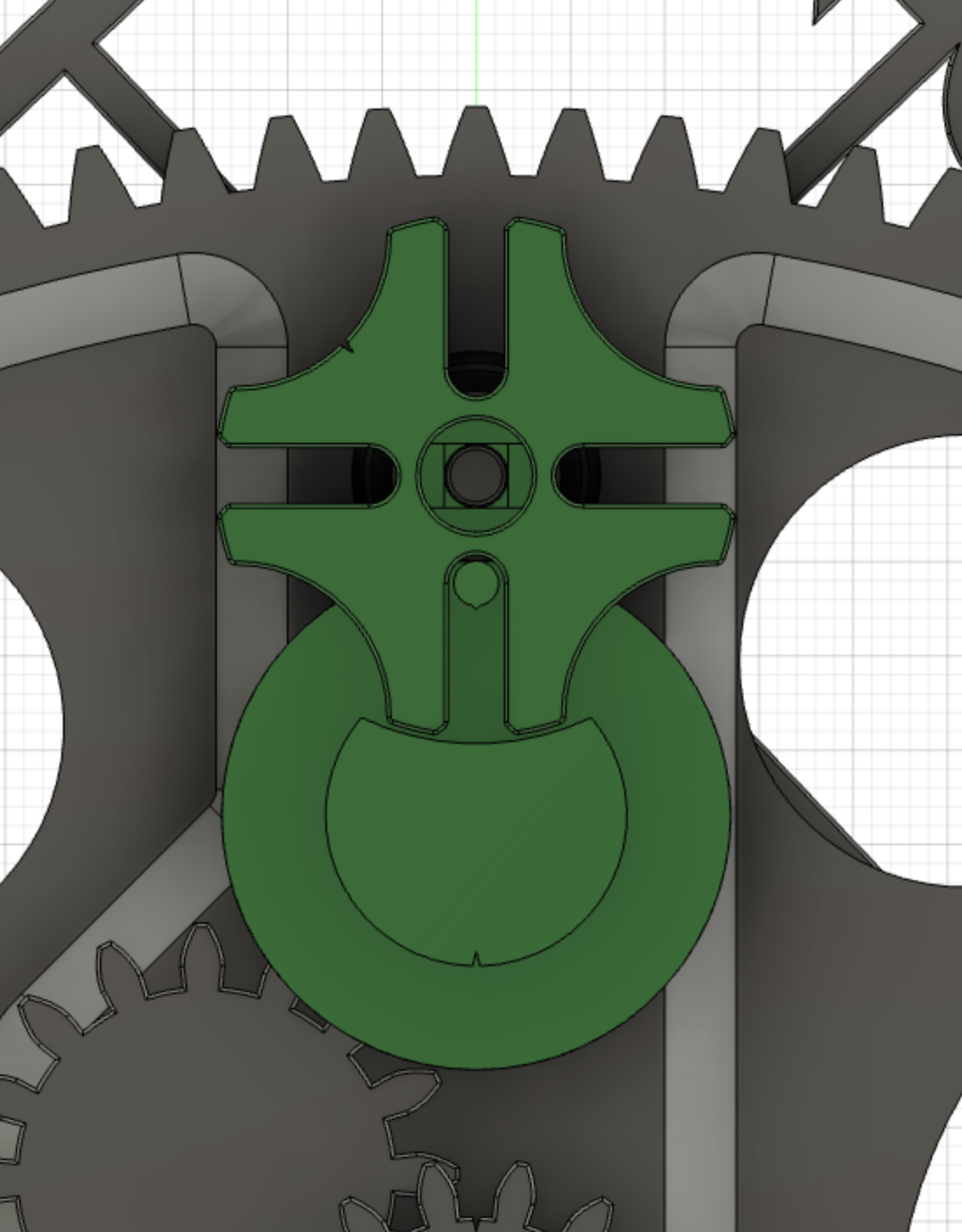 Further Improved Wandering Hour Clock (Increased Clearances) by ...