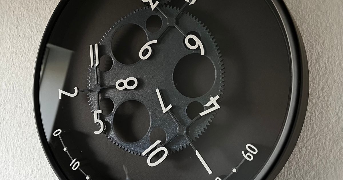 Further Improved Wandering Hour Clock (Increased Clearances) par ...