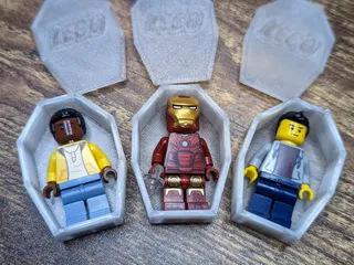 Lego Man Coffin Casket by Warren Coskey | Download free STL model ...