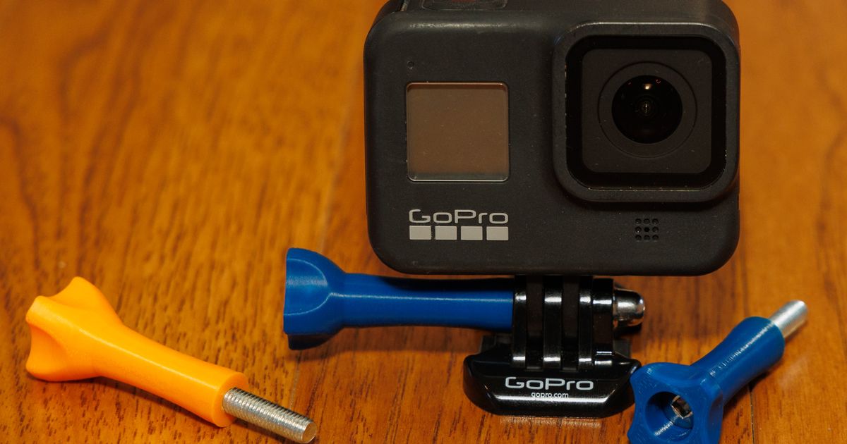 GoPro Knob for pan-head M5 screw by Jason Walton | Download free STL ...