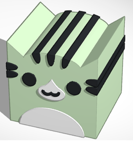 gato juniper geometry dash by Fernando Borras Moreno | Download free STL model | Printables.com