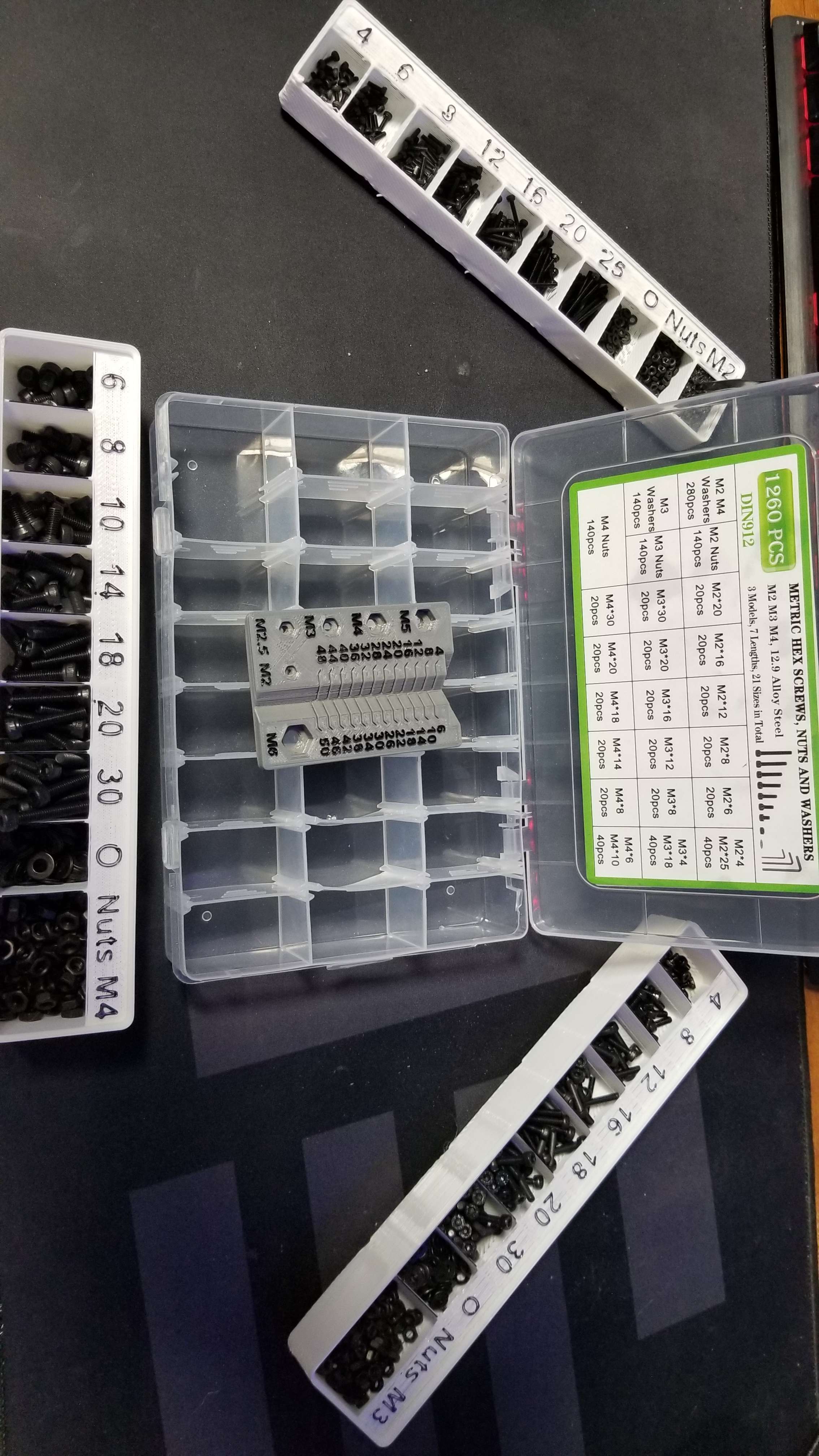 Gridfinity Lite Screw Sorter por Over | Descargar modelo STL gratuito ...