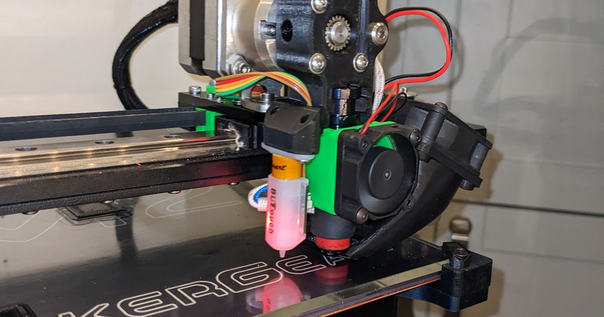 MakerGear M2 Extruder Mount for BLTouch E3Dv6/Revo Hotend by cmenard | Download free STL model ...