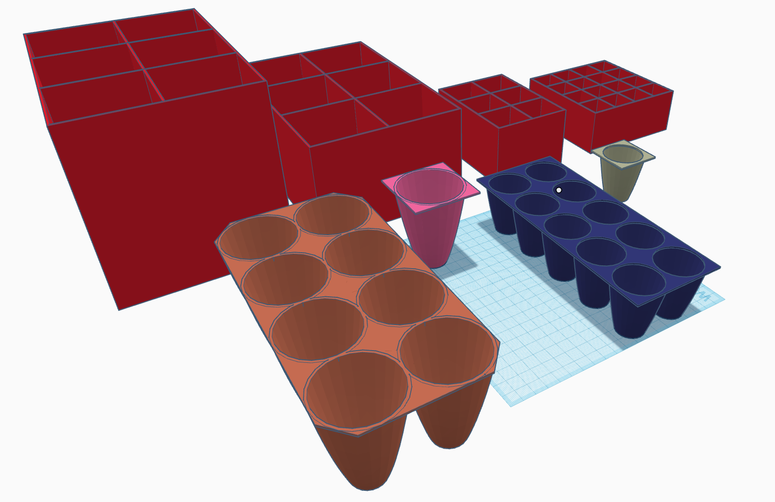 Module tray for germination/sowing/planting by bimon22 | Download free ...