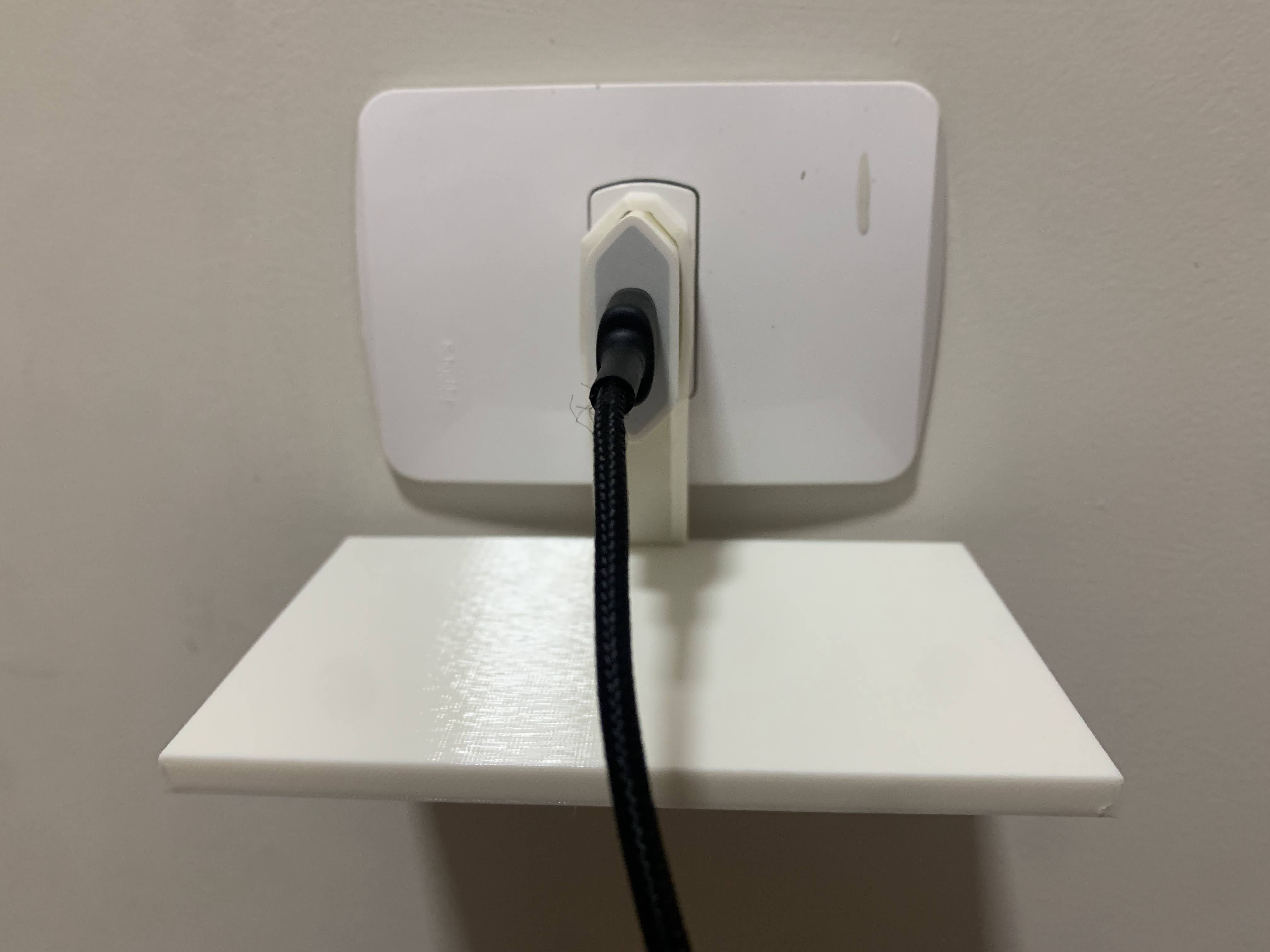 Horizontal smartphone charger holder by Baddan | Download free STL ...
