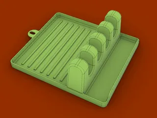 Spoon rest by Ubermeisters | Download free STL model | Printables.com