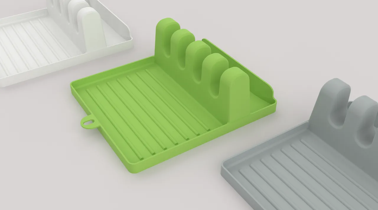 Spoon rest by Ubermeisters | Download free STL model | Printables.com