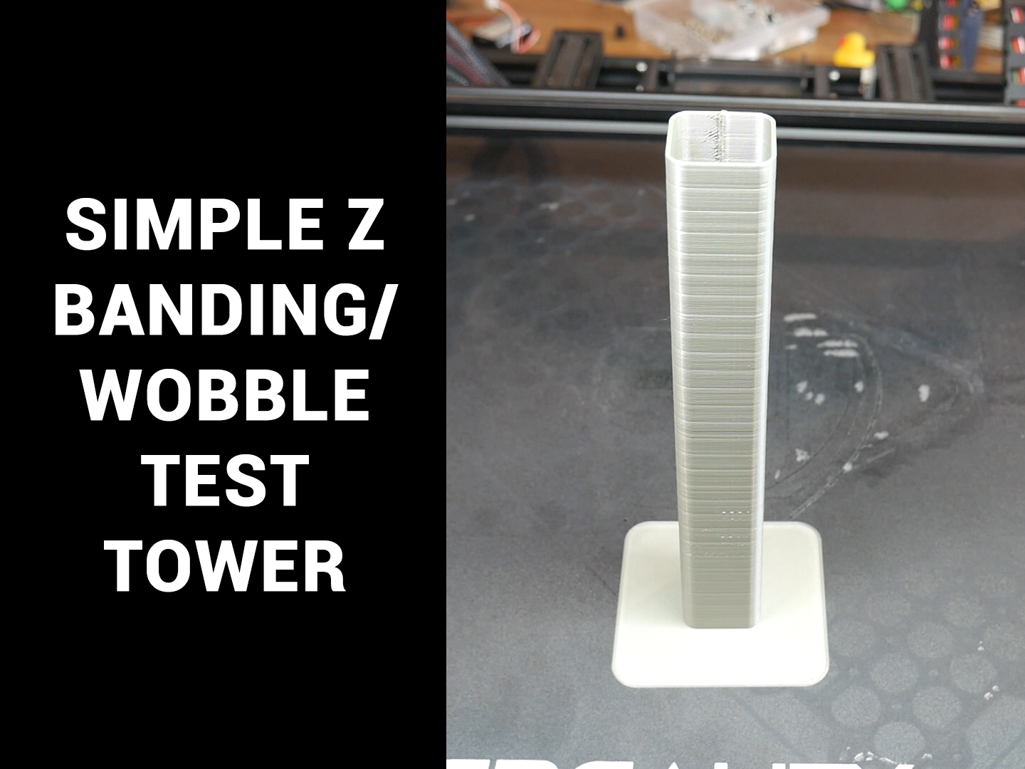 Simple Z banding/wobble test tower by TeachingTech | Download free STL ...