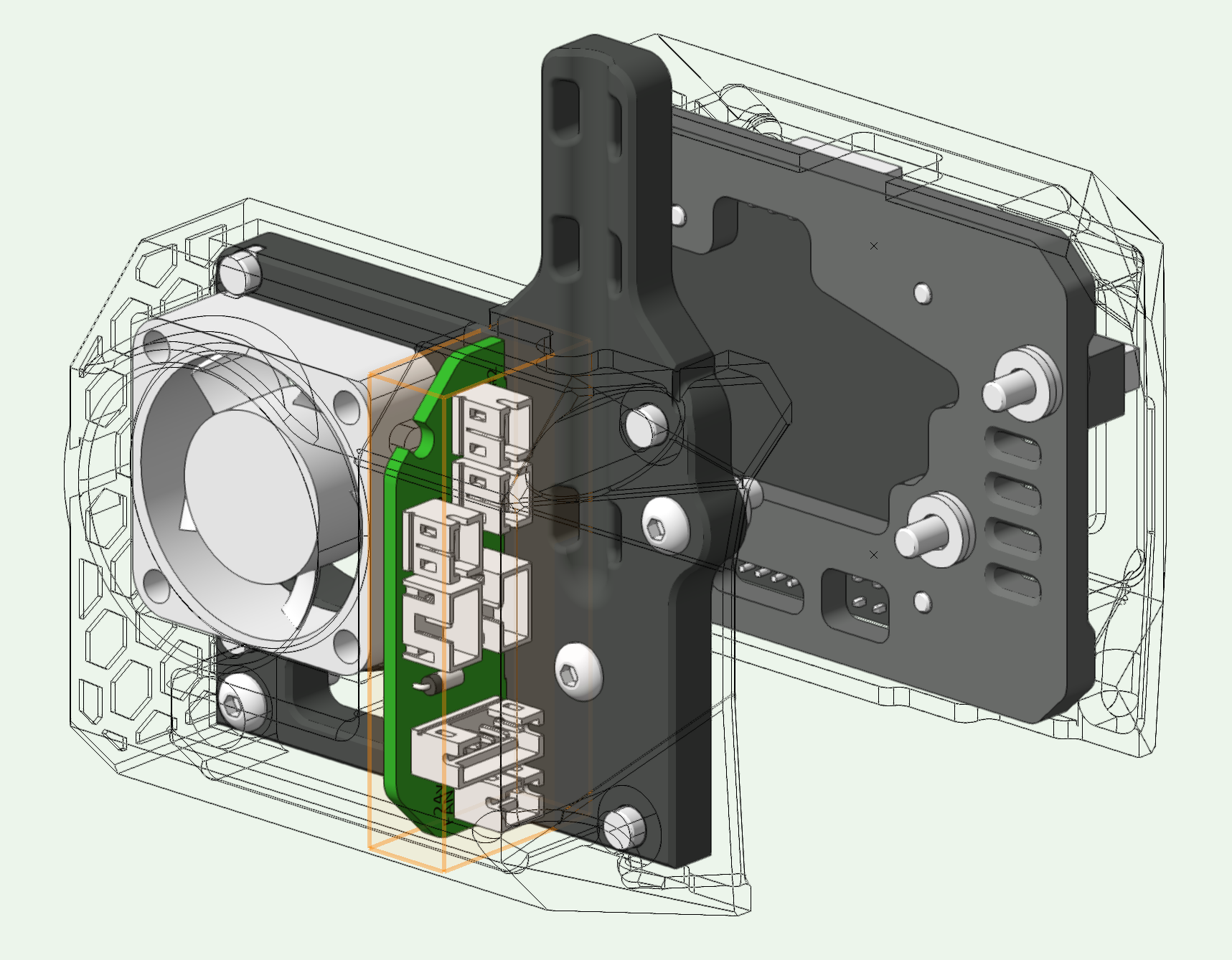 Voron 2.4 Huvud CanBus Umbilical Mod v2 por Jason | Descargar modelo ...
