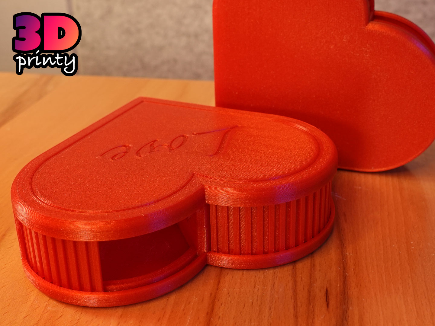 Shutter Box - Heart by 3D Printy | Download free STL model | Printables.com