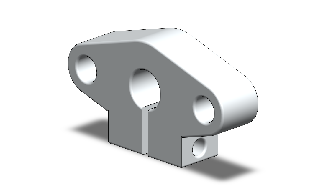 8mm Linear shaft support bracket by Omar Senbisy | Download free STL ...