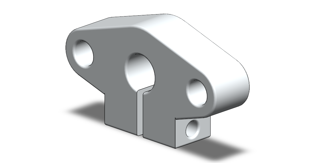 8mm Linear shaft support bracket by Omar Senbisy | Download free STL ...