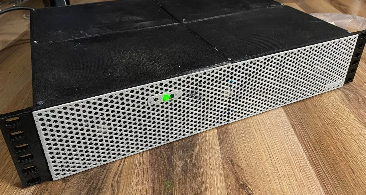 U2x30cm Rack 19" server case by Jakub Trzciński | Download free STL ...