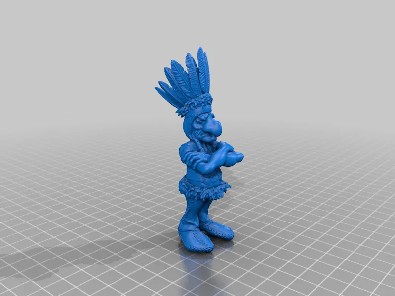 Indian chief by Lex | Download free STL model | Printables.com