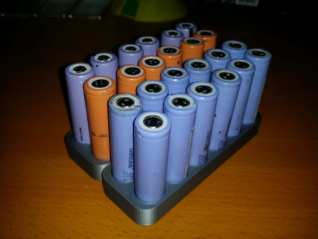 Batteries 18650 holder by alfioscuderi1978 | Download free STL model ...