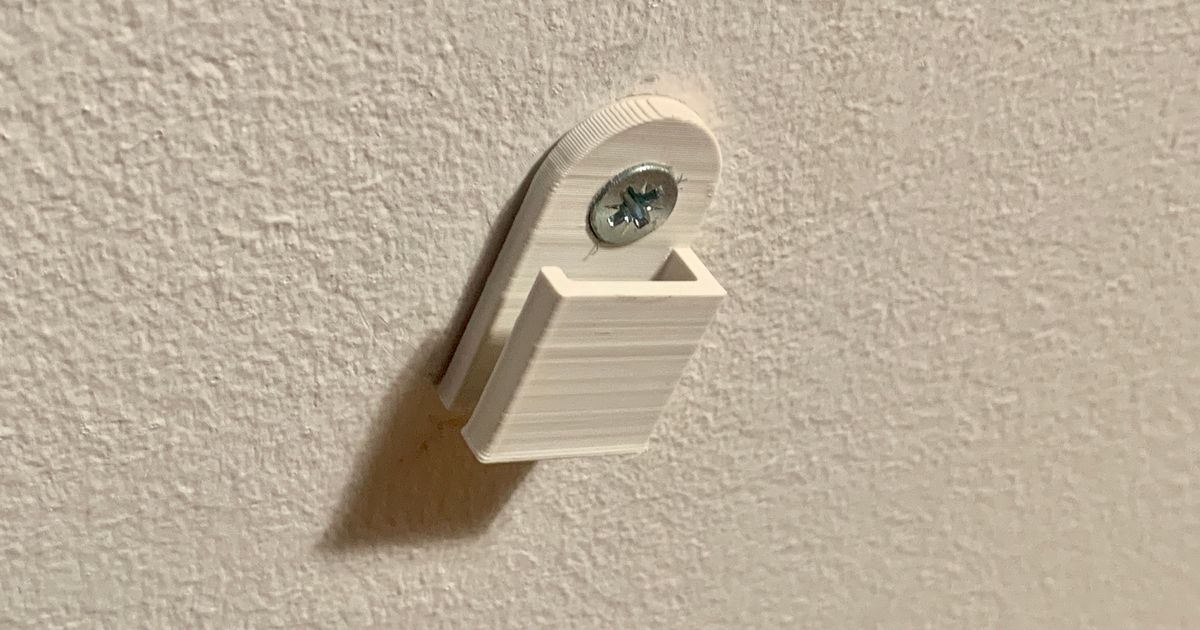 Screw-In Cable Clip by DatheDesign | Download free STL model ...