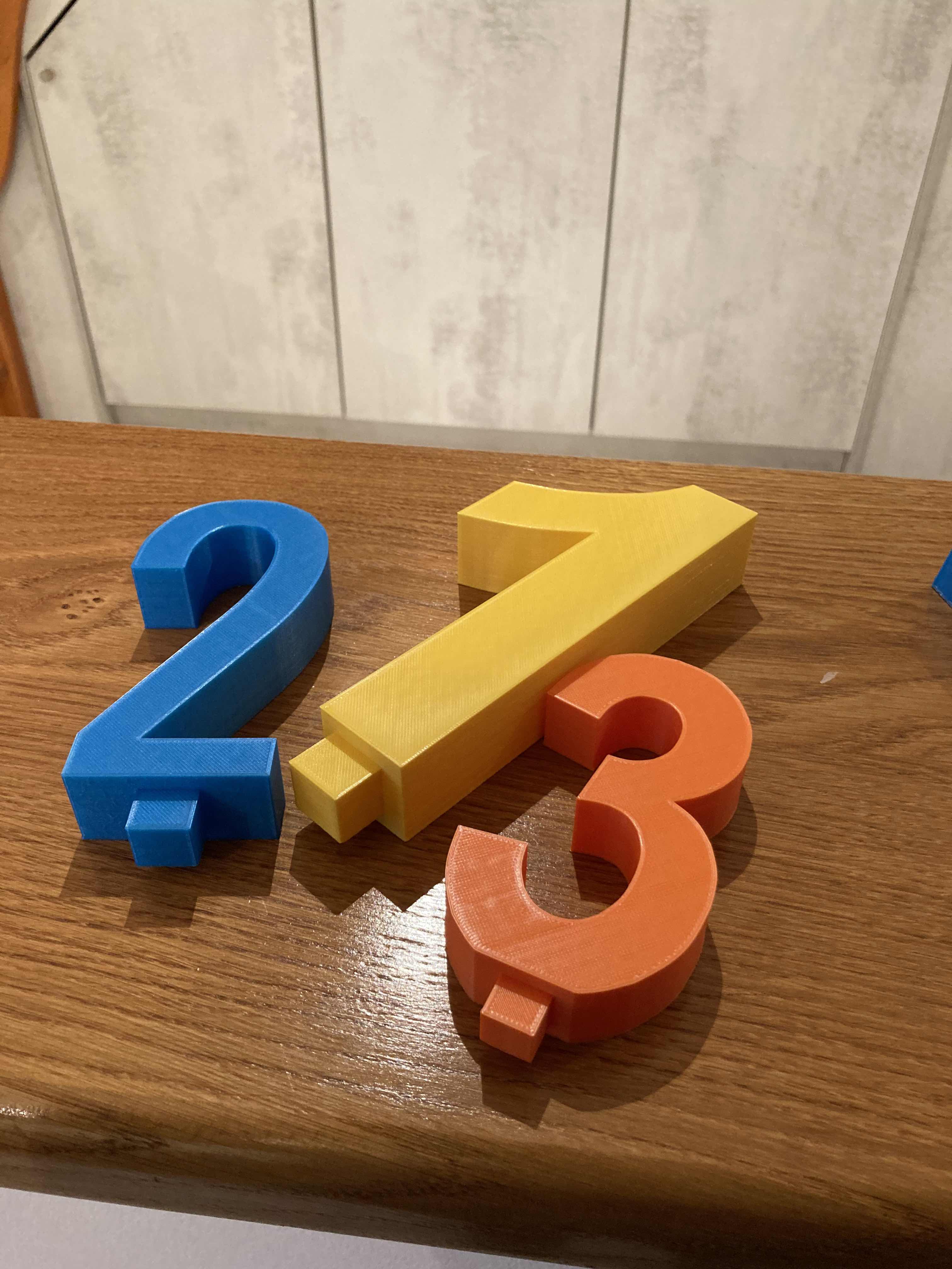 Number Trophy by Roiku | Download free STL model | Printables.com