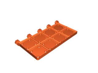 Honeycomb Wall Gridfinity Shelf - 4x2 by K2_Kevin | Download free STL ...