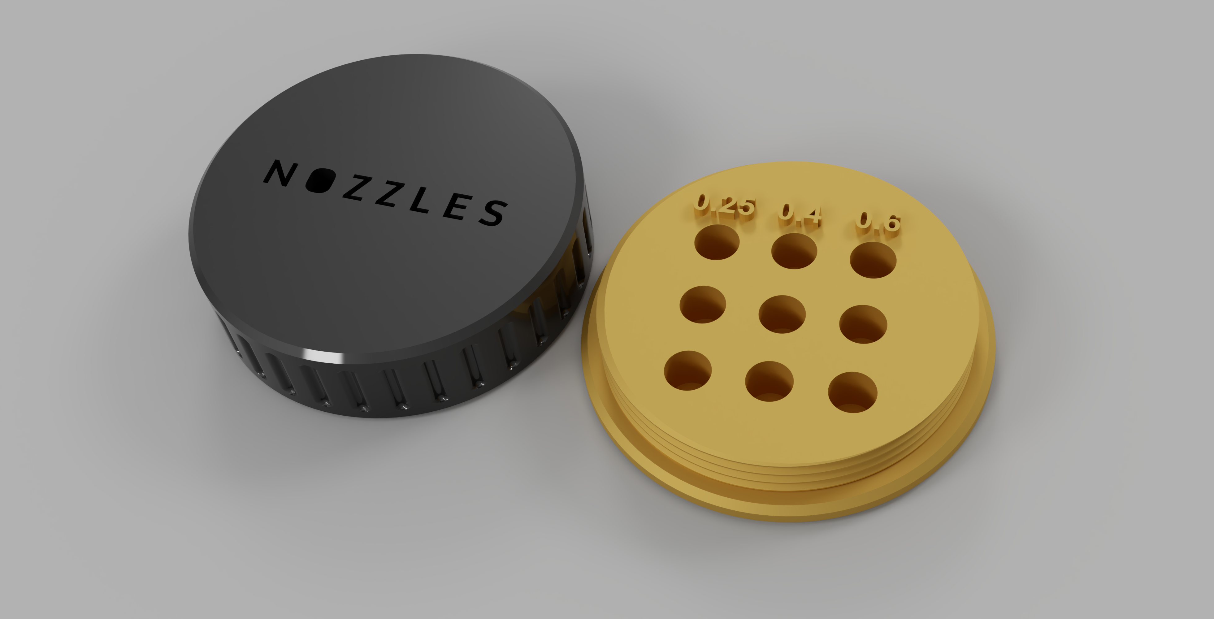 Nozzle case with screwcap by Kimframes | Download free STL model ...