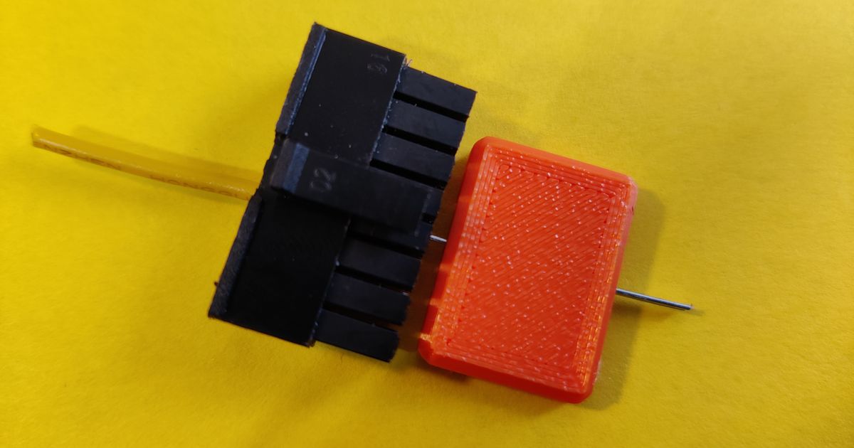 Molex Microfit 3.0 Extractor using Staplers (DIN 24/6) by reemo ...