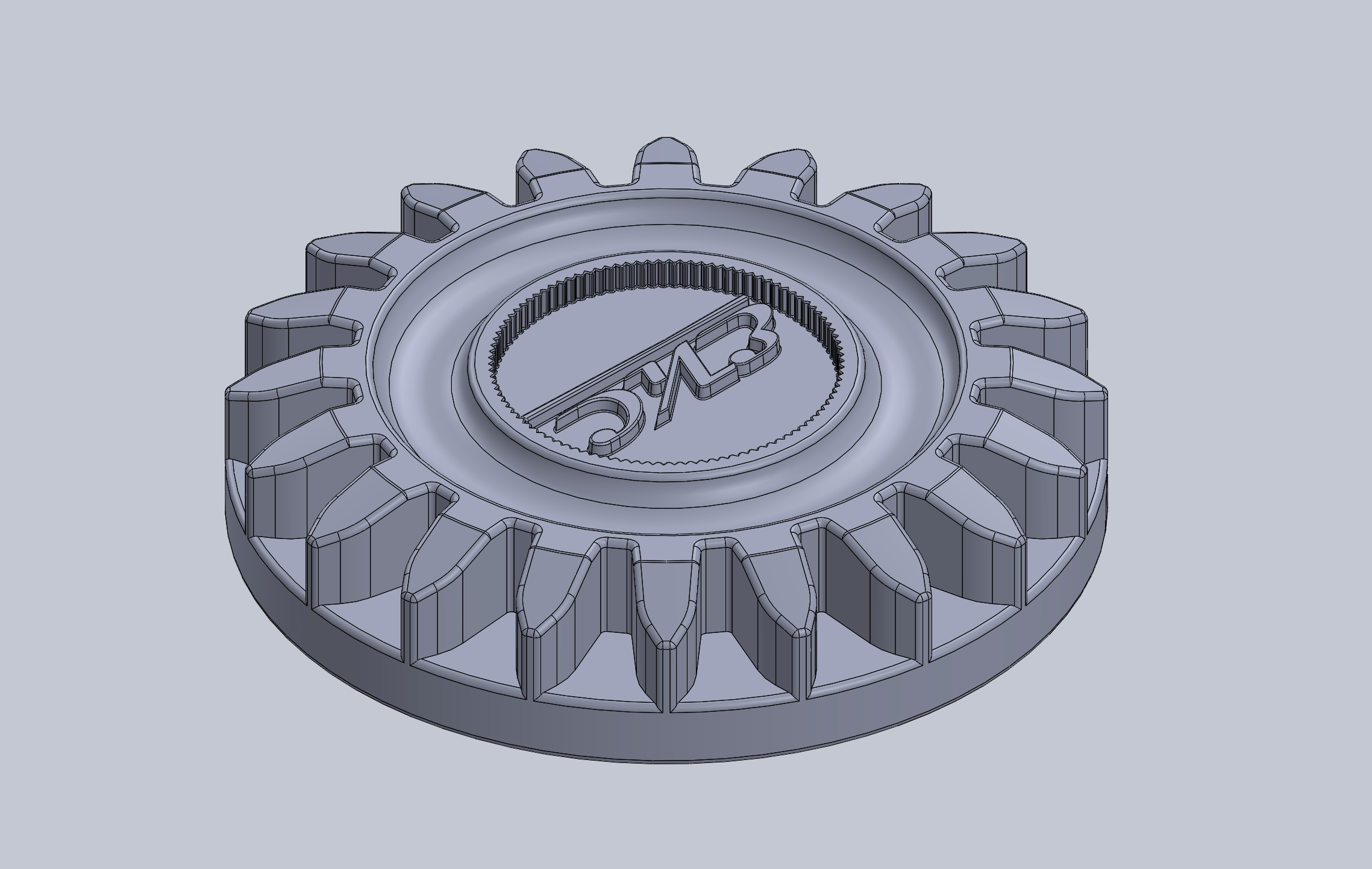 Gear Inspired Makercoin by Erik Carroll | Download free STL model ...