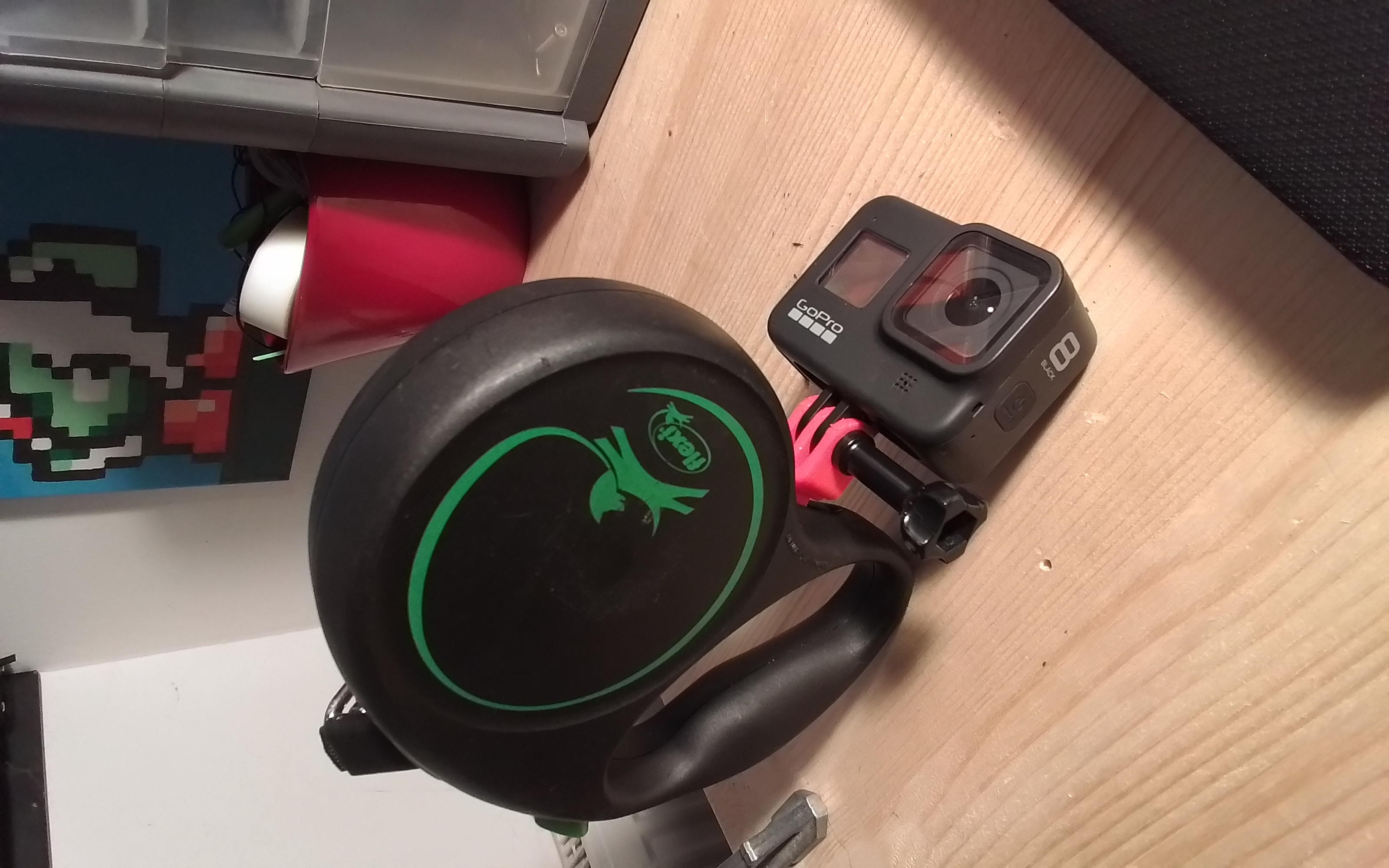 Flexi leash GoPro/Action cam mount Flexileine-GoProhalter by Roni | Download free STL model ...